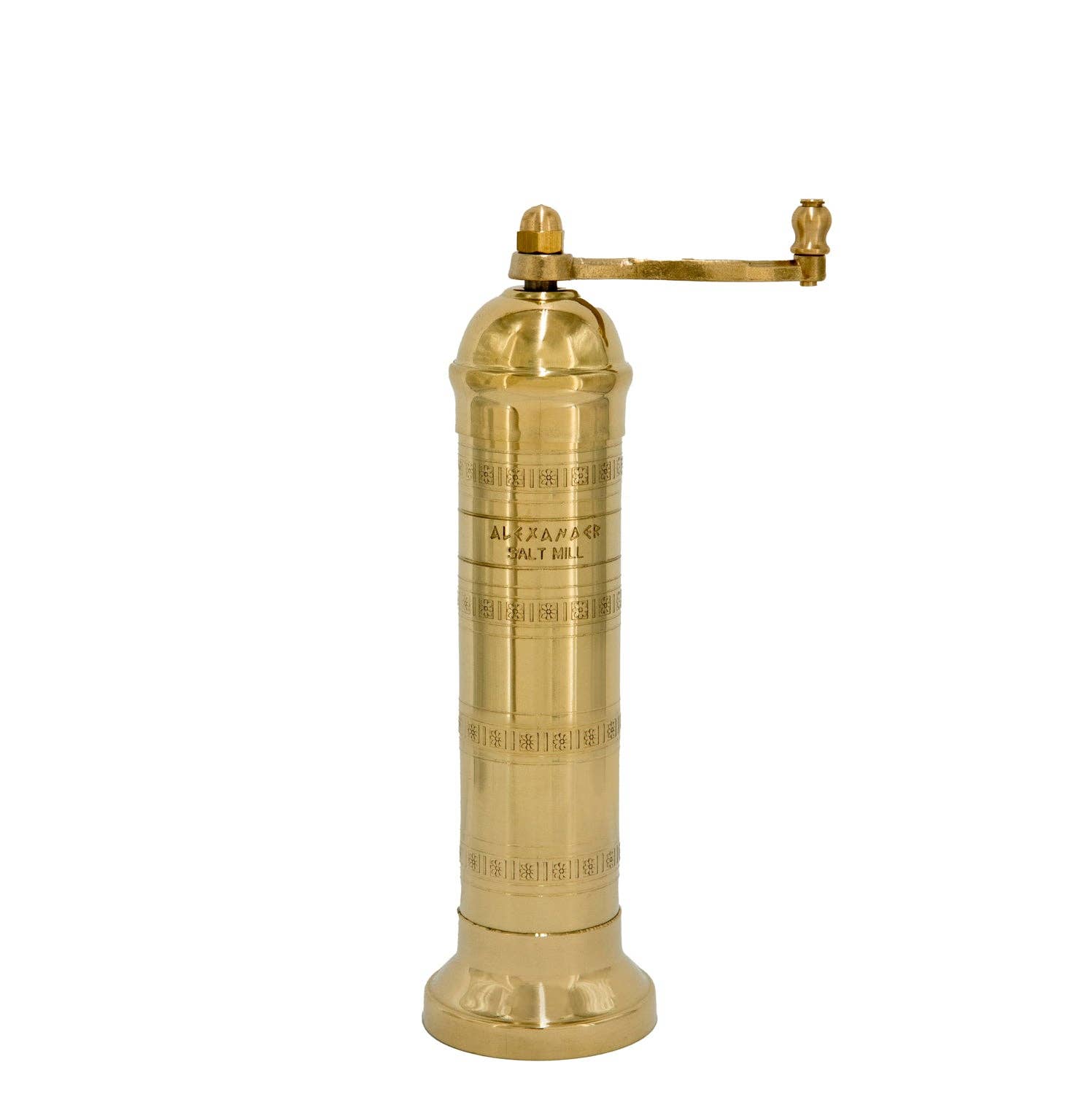 The Original Greek Salt Mill - 8": 8" Brass Salt Mill – FRED’S